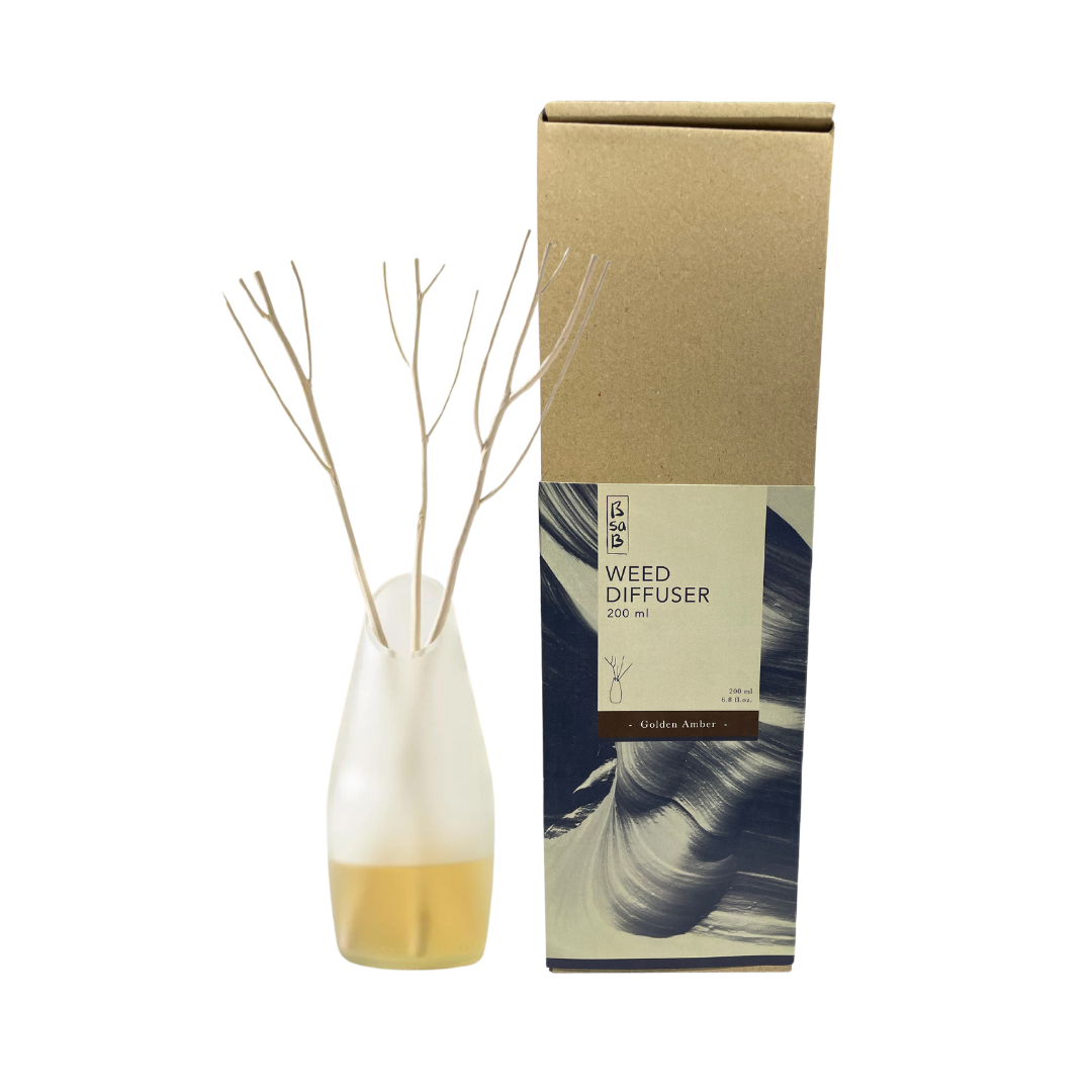 BSAB Weed Diffuser Golden Amber 200ml – theguest.mv