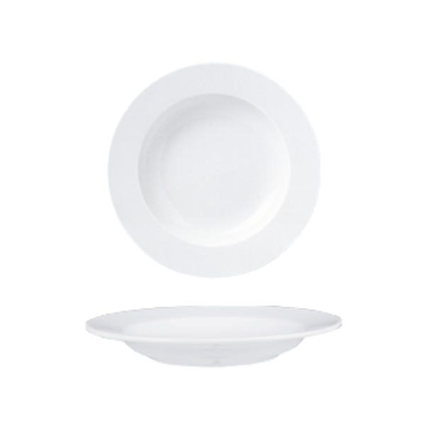 Gural Delta Deep Plate White – theguest.mv